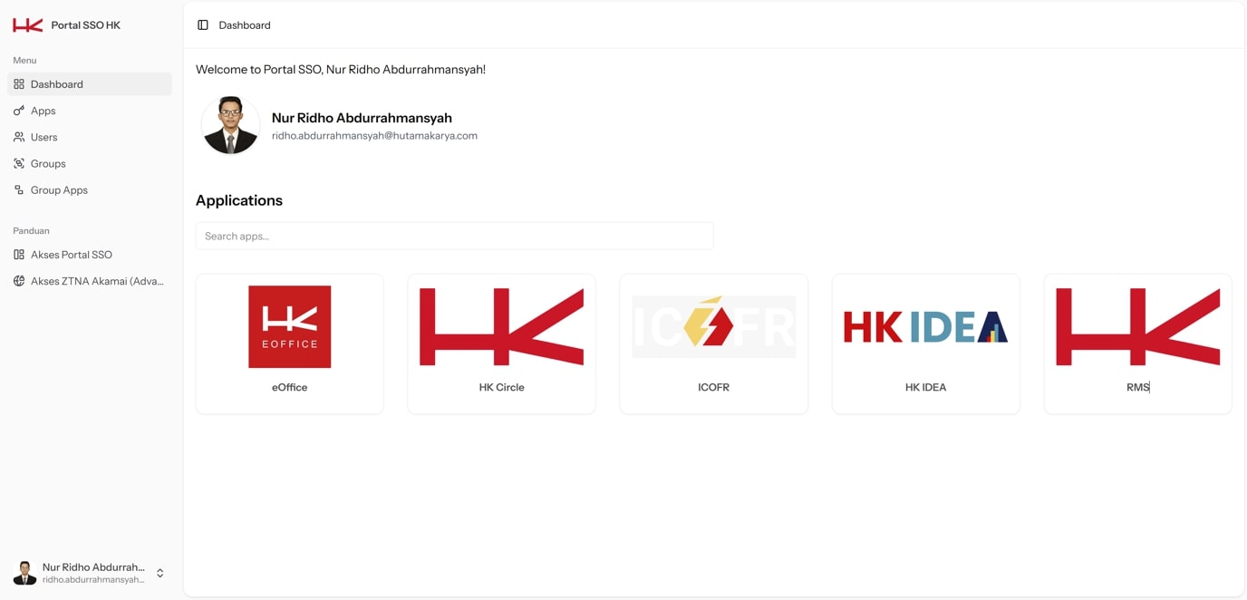 Portal SSO HK